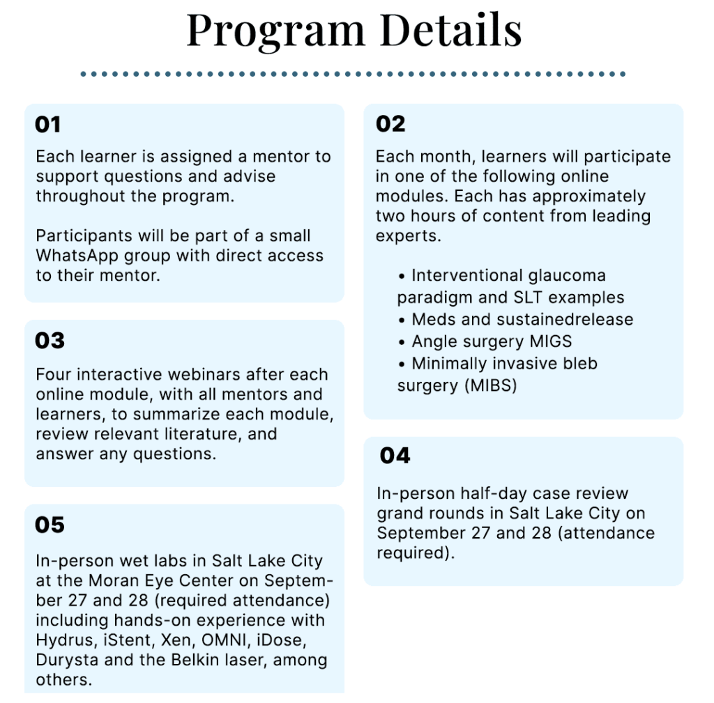Innovate Your Practice: Interventional Glaucoma Masterclass Applications Open - Fundingsland Group